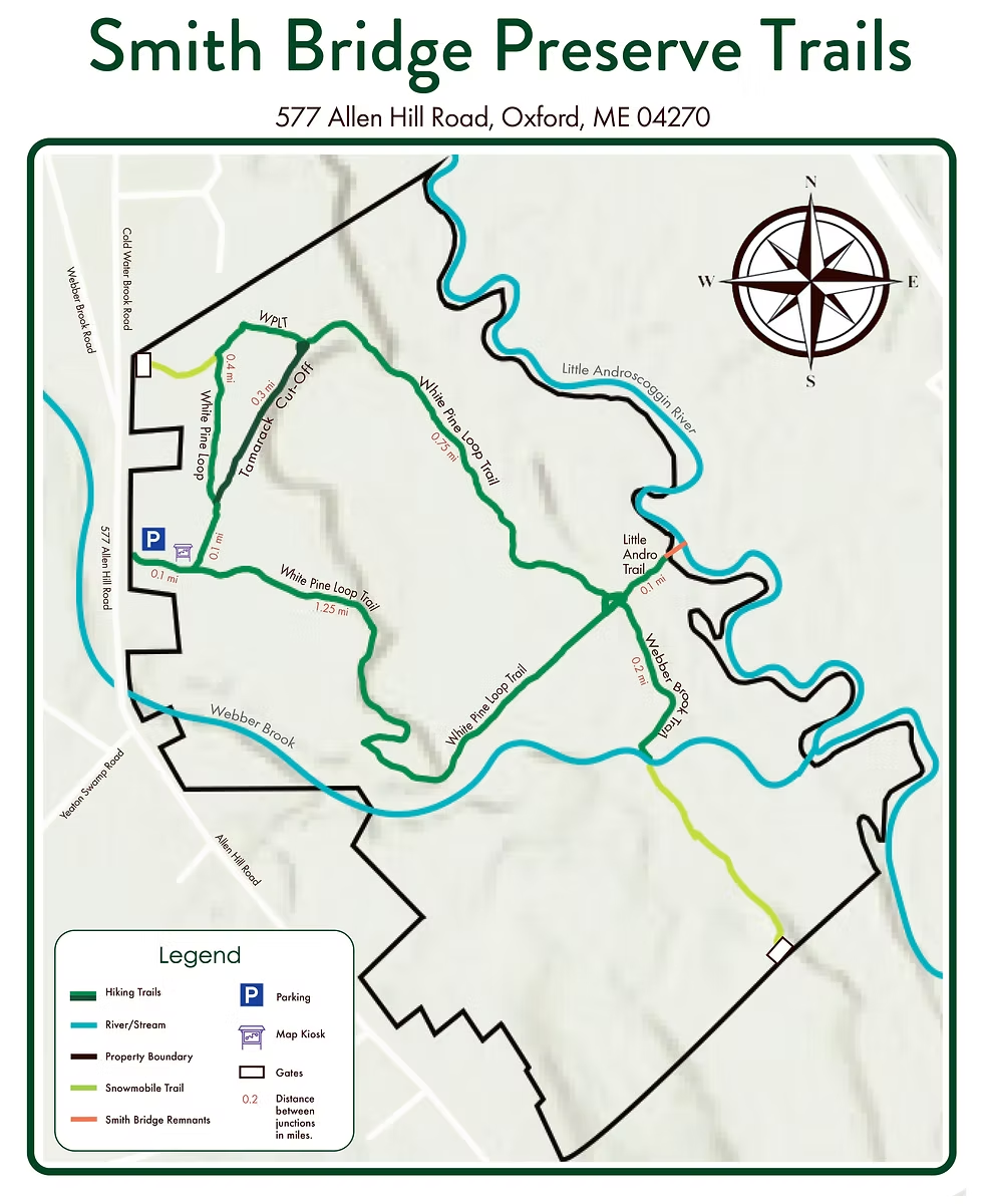 Smith Bridge Preserve. Friday the 13th of February – Denmark Mountain ...